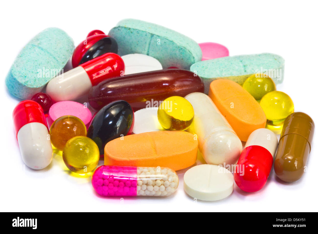 pills medicine set Stock Photo - Alamy
