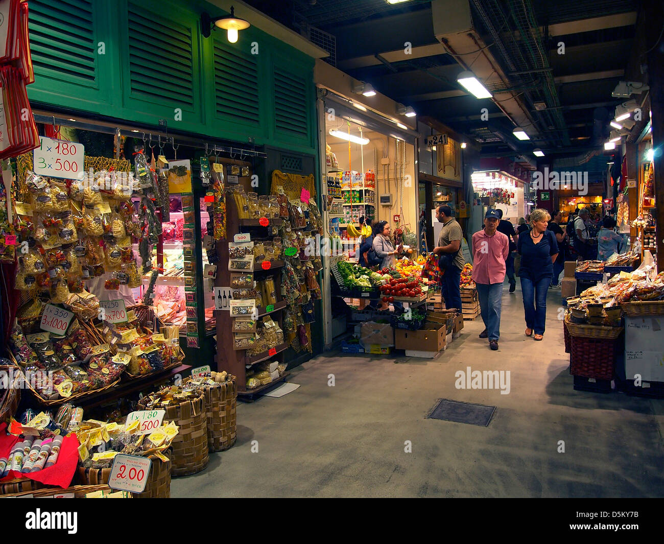 Italy,Tuscany,Florence, Central Market Stock Photo - Alamy