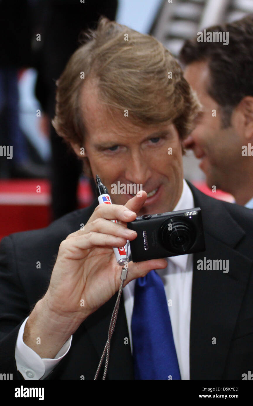 Michael Bay at the german premiere for 'Transformers 3' at CineStar ...
