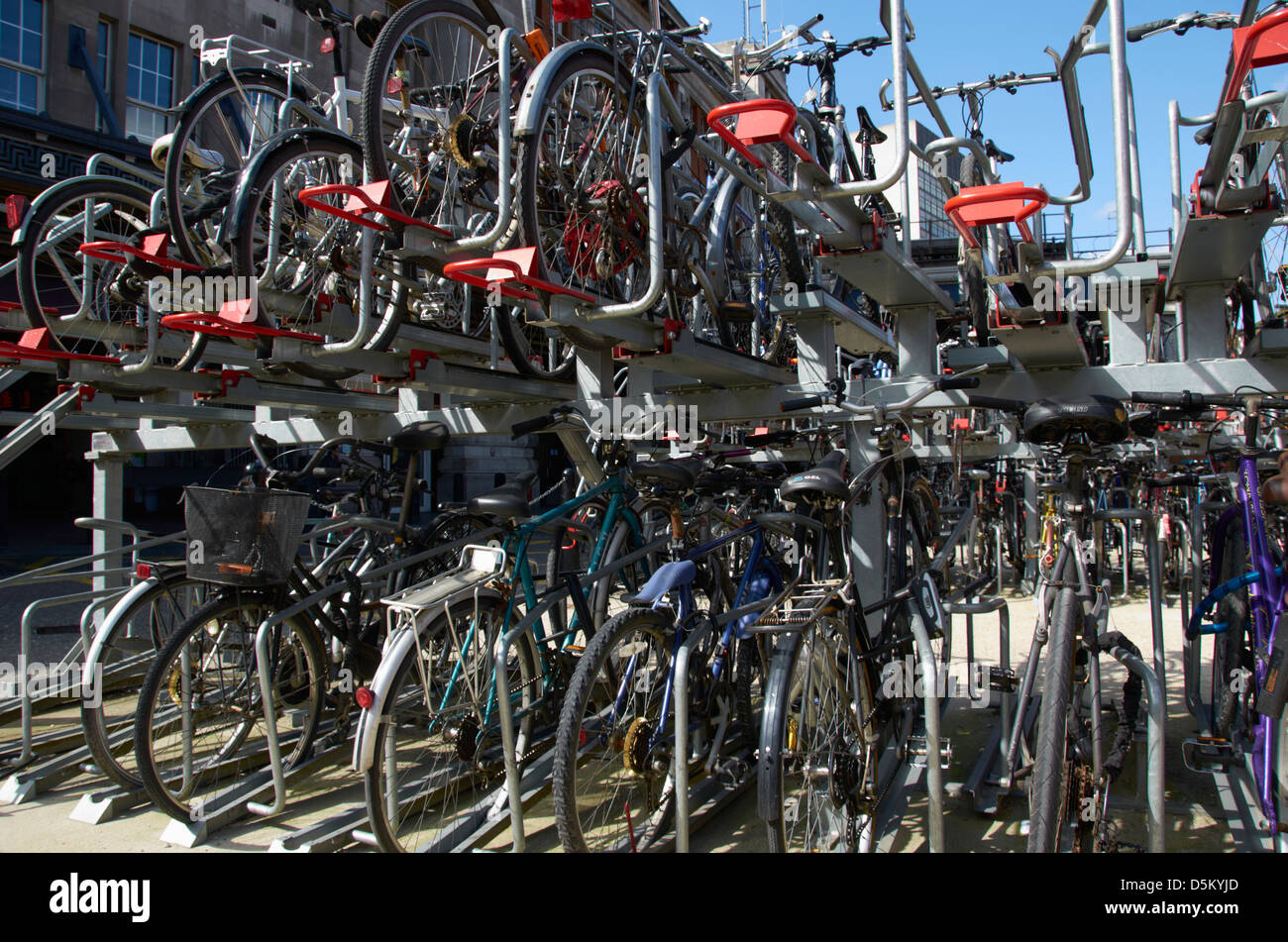 Secure bike parking train station hi-res stock photography and images ...