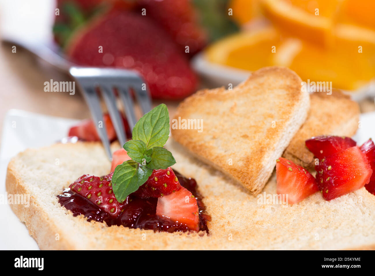 Heart breakfast hi-res stock photography and images - Alamy