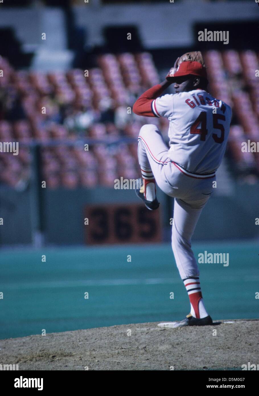 BOB GIBSON 1971.(Credit Image: © Russ Reed/Globe Photos/ZUMAPRESS.com ...