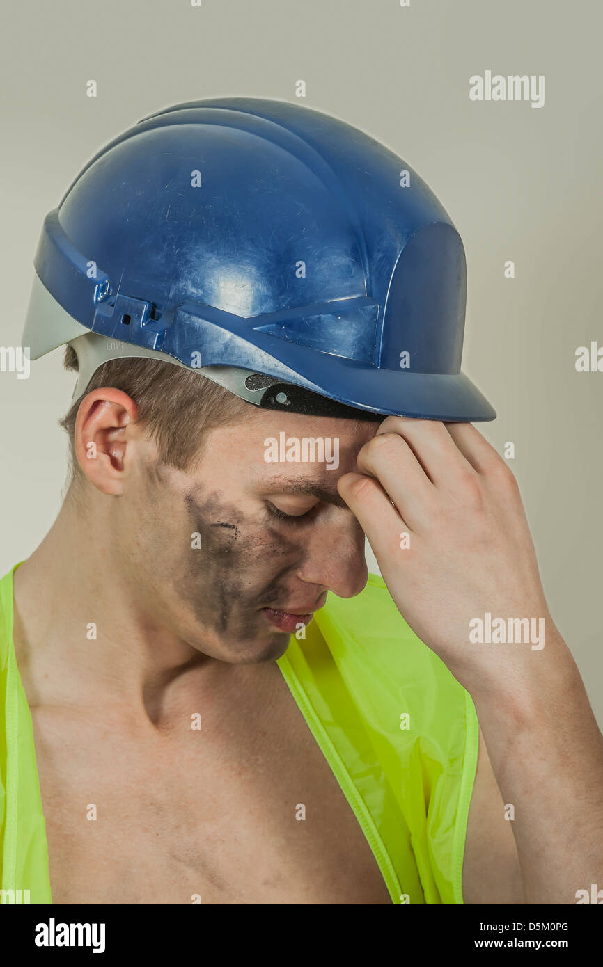 Stressed factory worker hi-res stock photography and images - Alamy