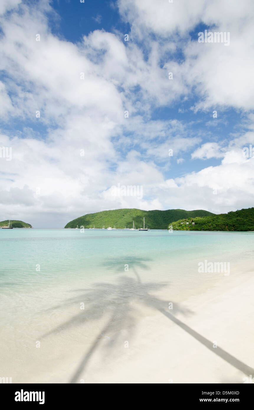 Virgin Islands, St. John, Maho Bay, View of sandy beach Stock Photo - Alamy