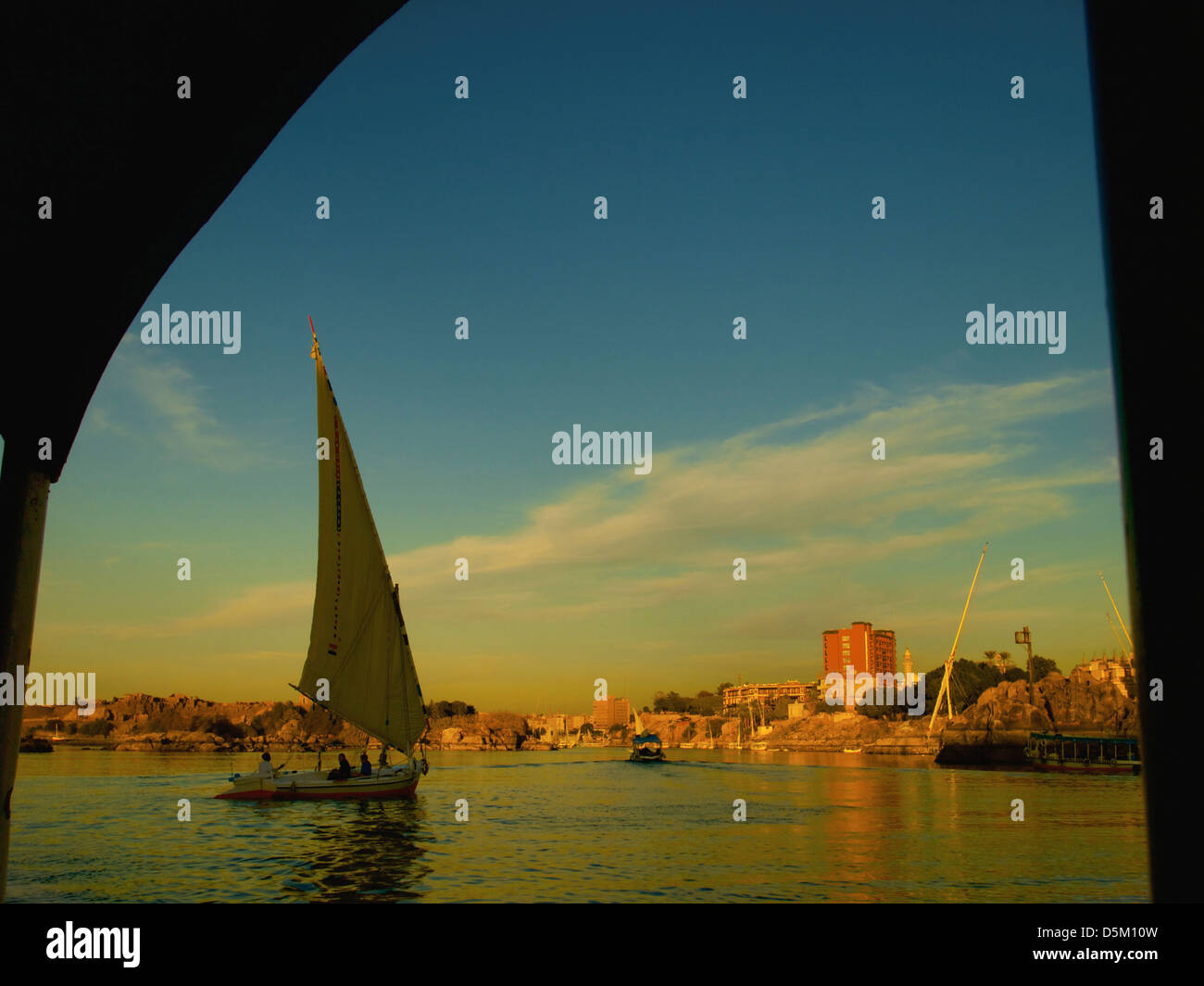 Nile river aswan egypt hi-res stock photography and images - Alamy