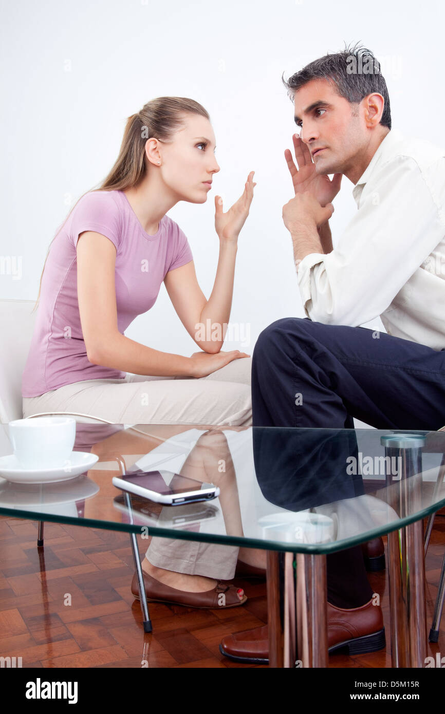 Portrait angry mature couple quarrel hi-res stock photography and ...