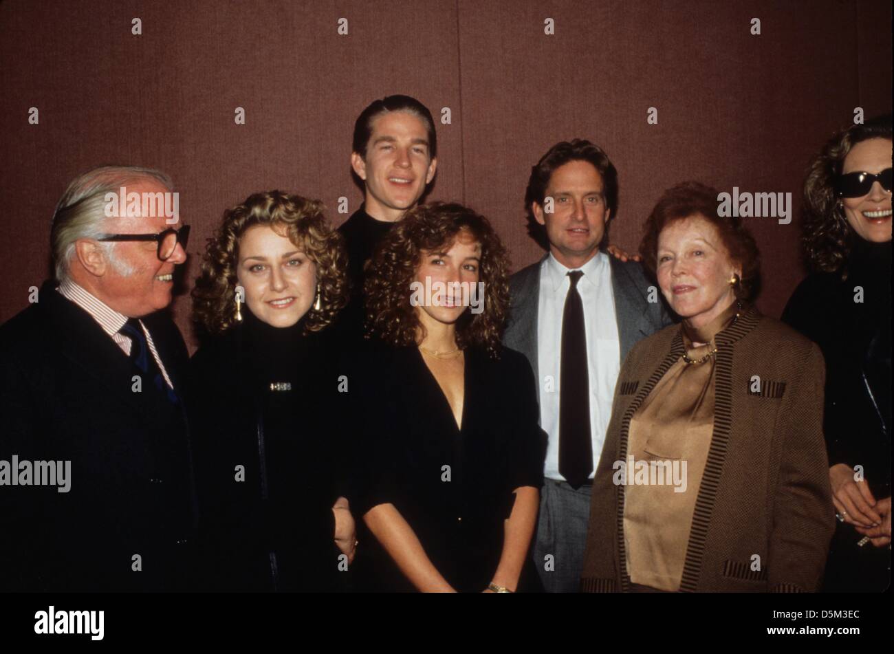 JENNIFER GREY with Michael Douglas and Faye Dunaway.f4883.Supplied by ...