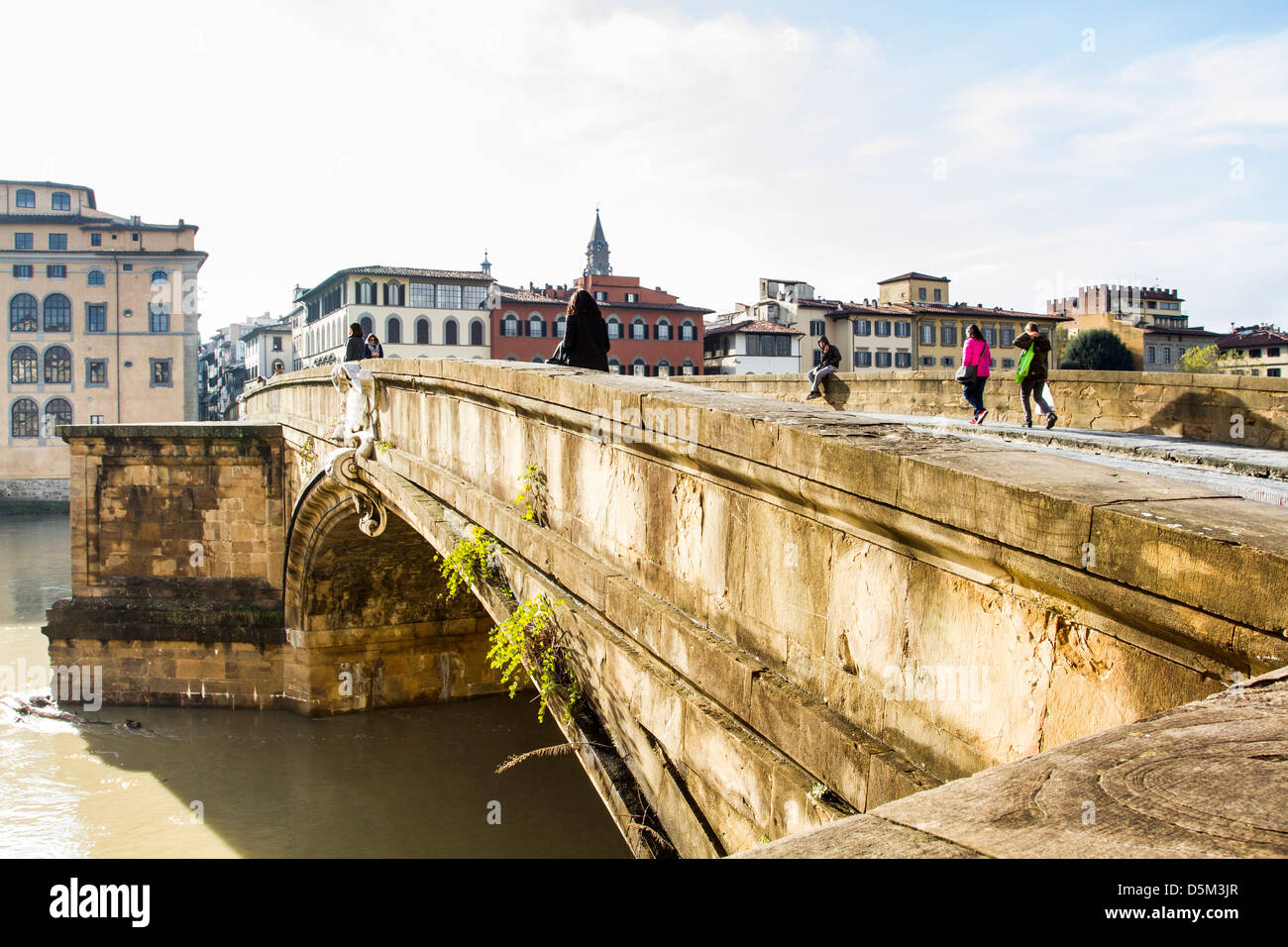 Ponte Santa Trinita (Holy Trinity Bridge), the oldest elliptic arch ...