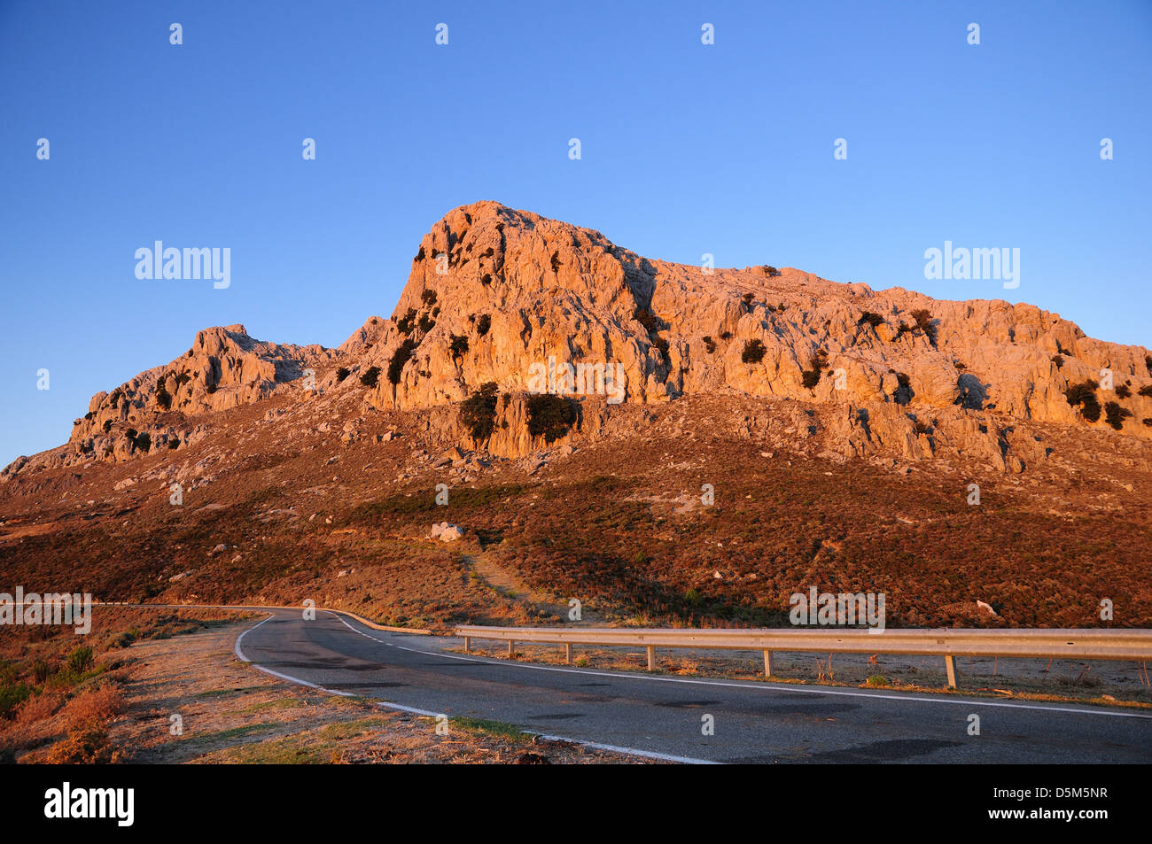 Sardegna Sunset Monte albo n 2 by andrea quercioli Stock Photo - Alamy