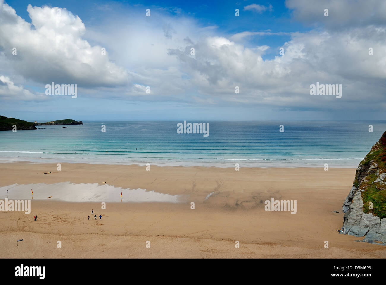 Tolcarne beach Newquay Cornwall england uk Stock Photo - Alamy