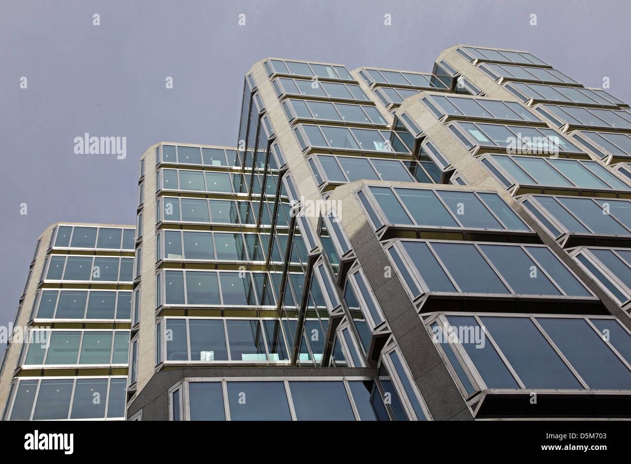 Newly refurbished office building on Victoria Street, London SW1 Stock ...