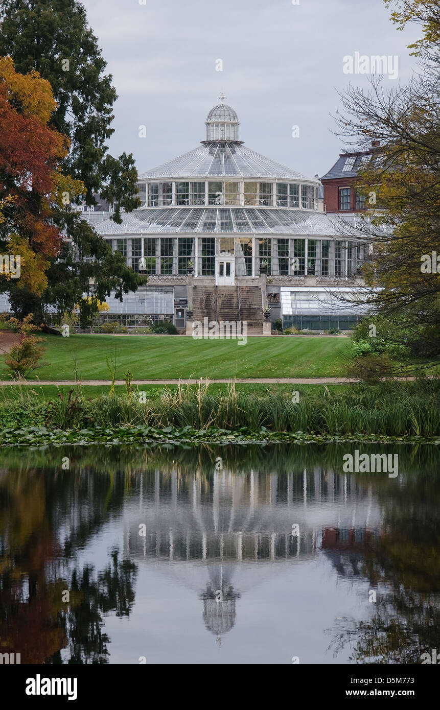 Botanisk have, botanical garden, and the greenhouse with the famous ...