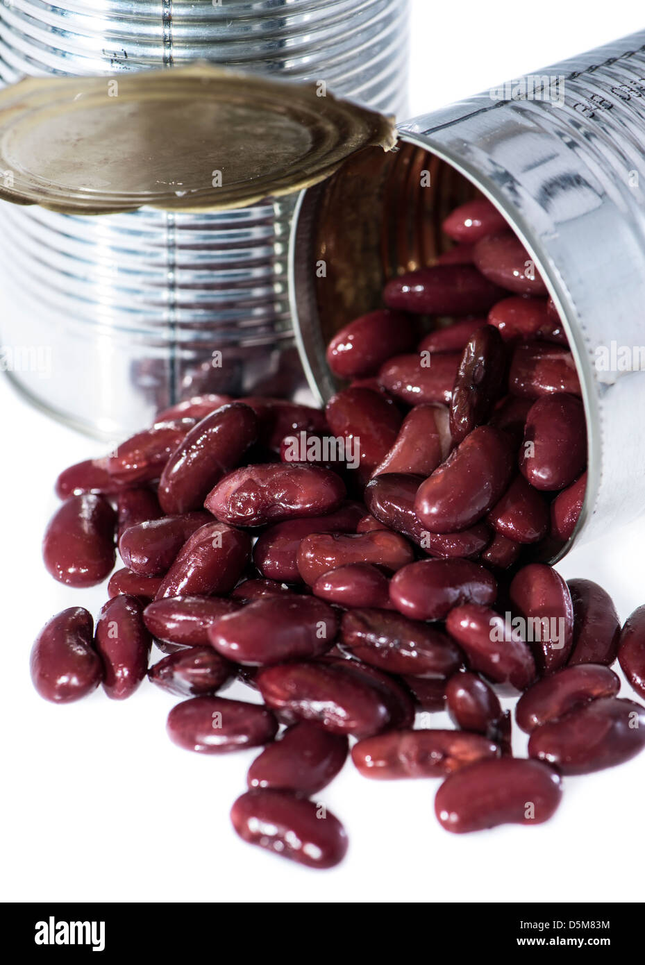 Can with Kidney Beans isolated on white background Stock Photo - Alamy