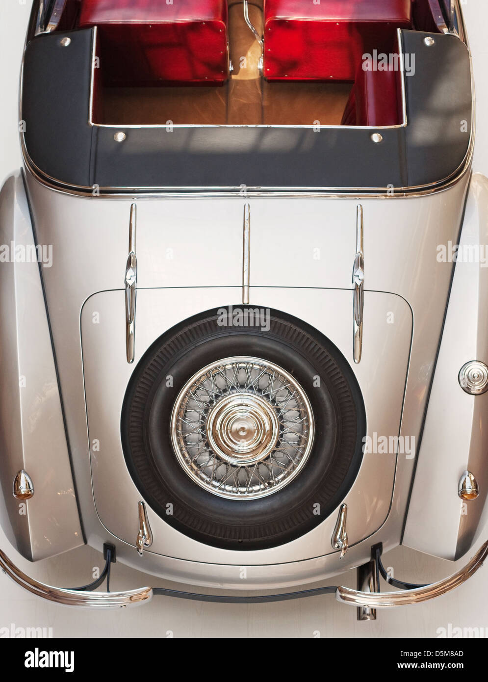 Cabriolet rear part, baggage compartment and wheel Stock Photo - Alamy