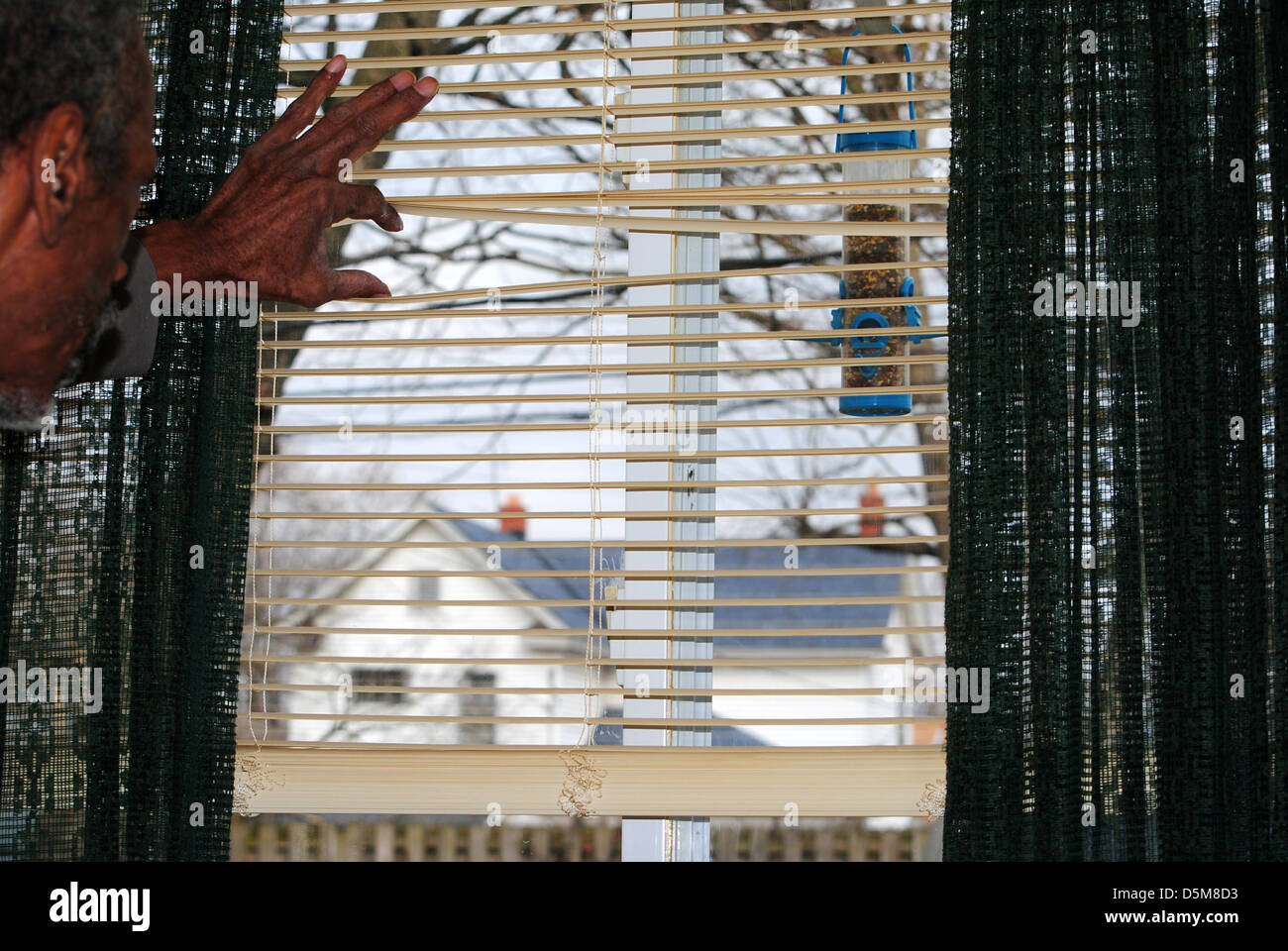 Peeping window hi-res stock photography and images - Alamy