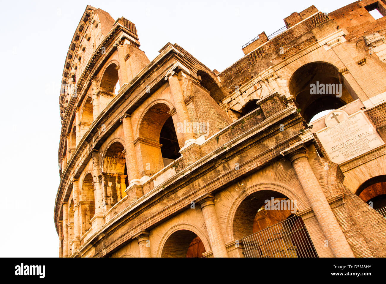 Colosseum rome low angle hi-res stock photography and images - Alamy