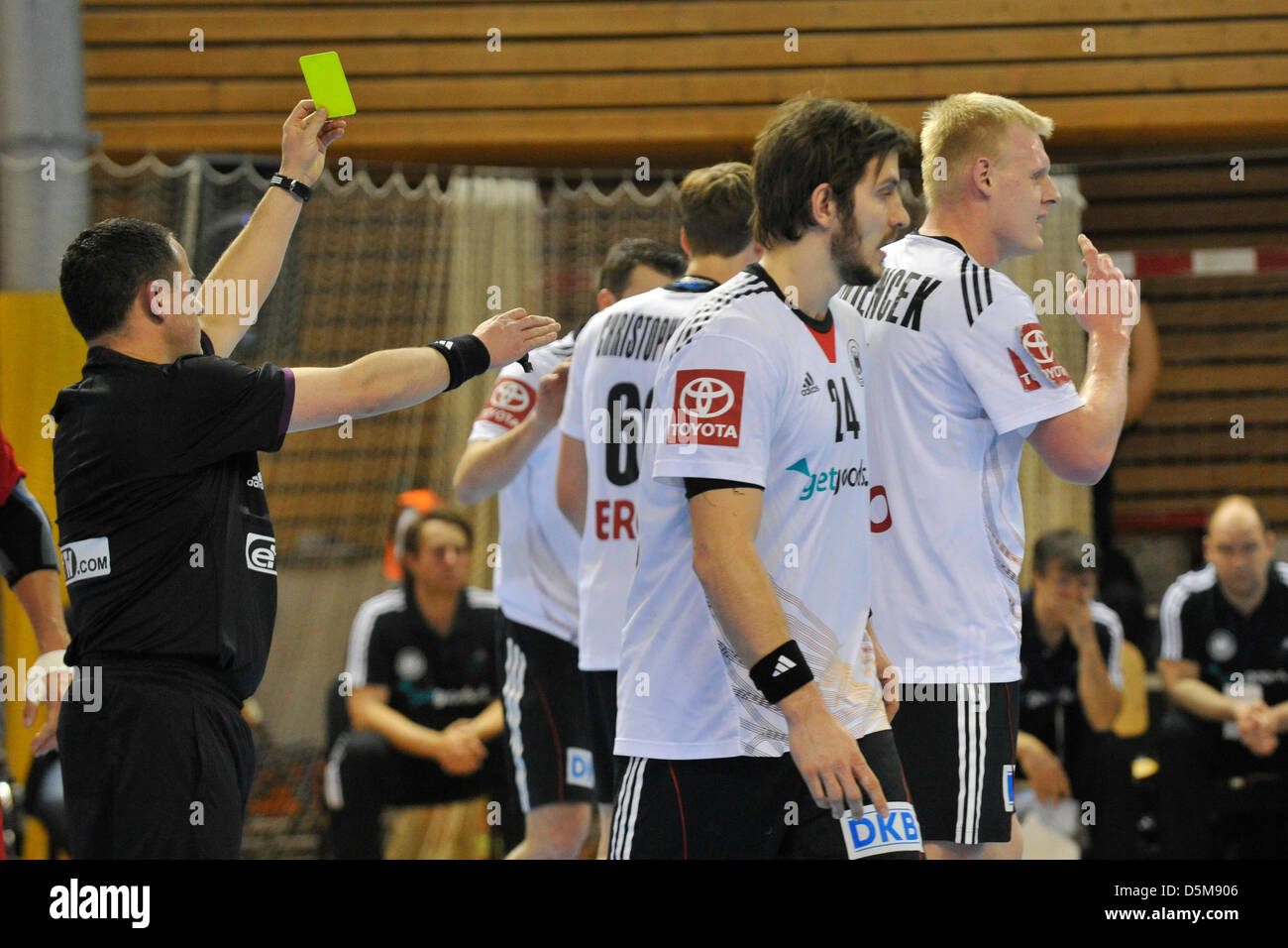 Qualification match for 2014 European Handball Championship, group2 ...