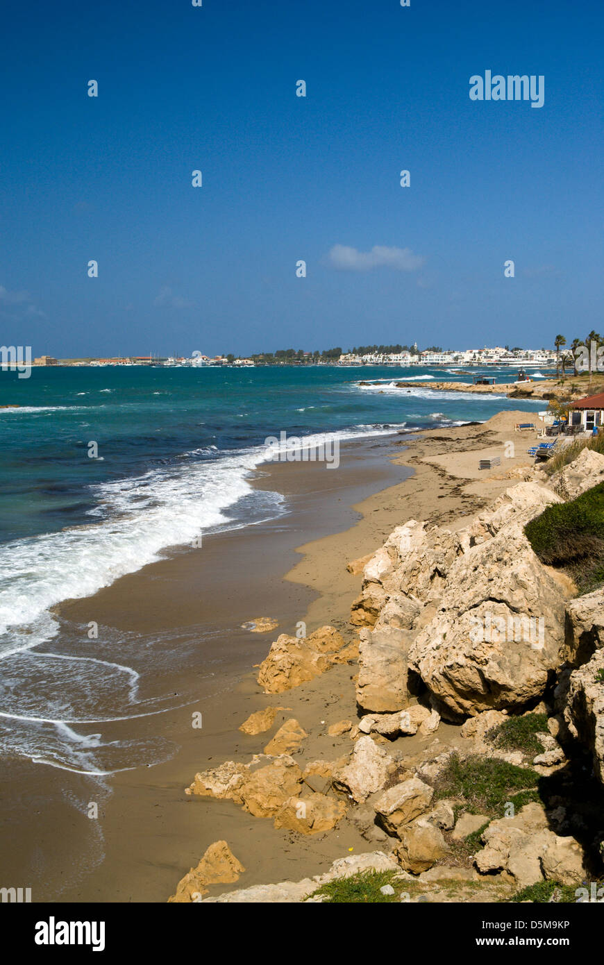 beach paphos cyprus Stock Photo - Alamy