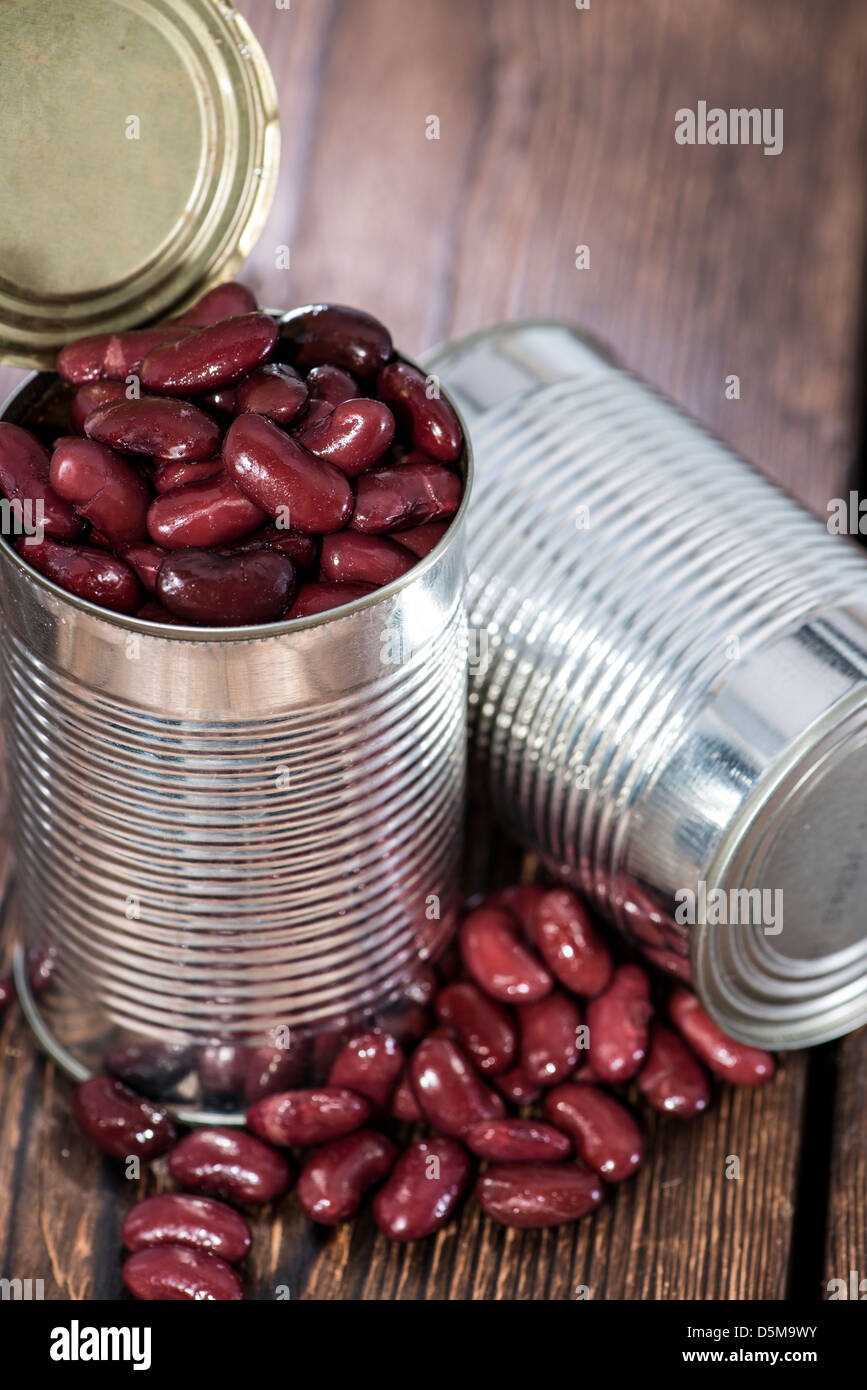 Red kidney beans tin hi-res stock photography and images - Alamy