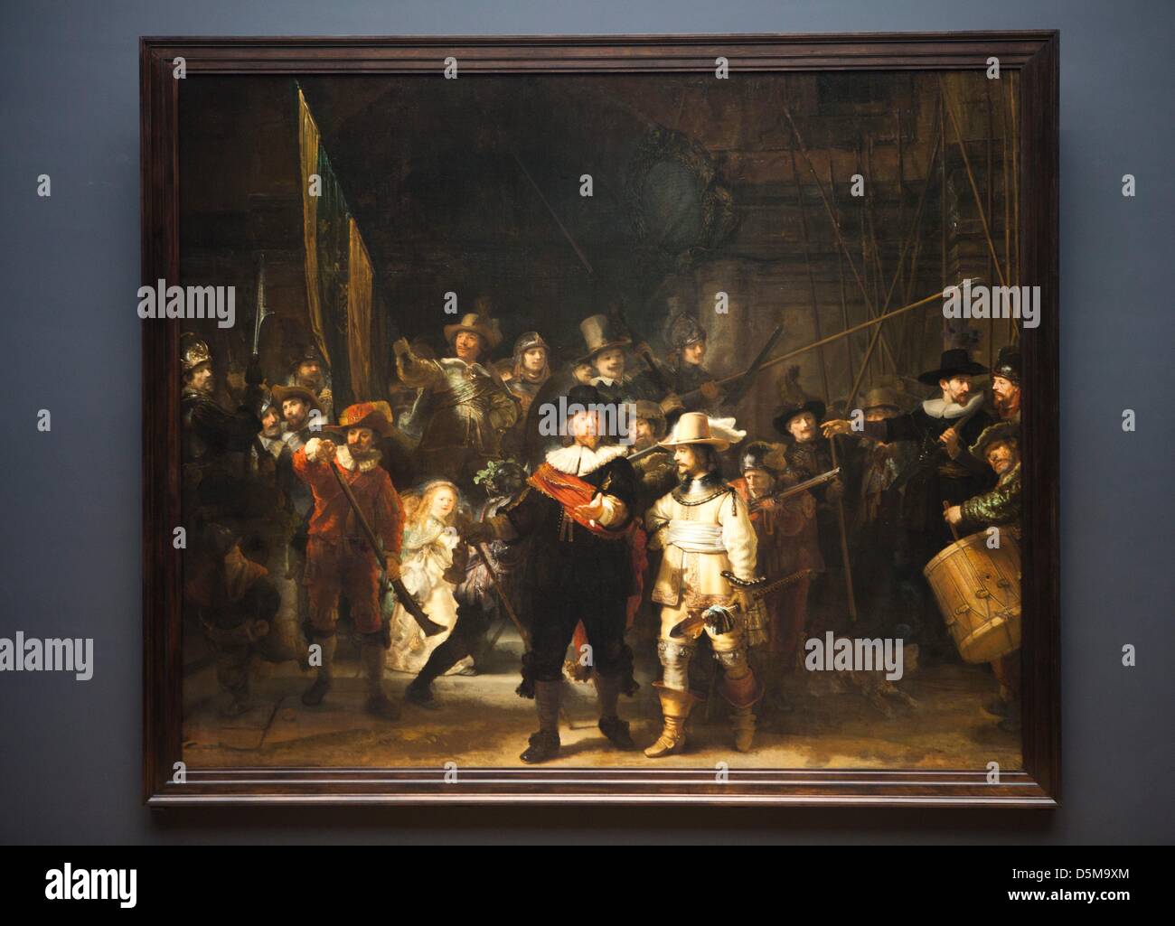 de nachtwacht by Rembrandt van Rijn, Night Watch at the rijksmuseum Stock Photo - Alamy