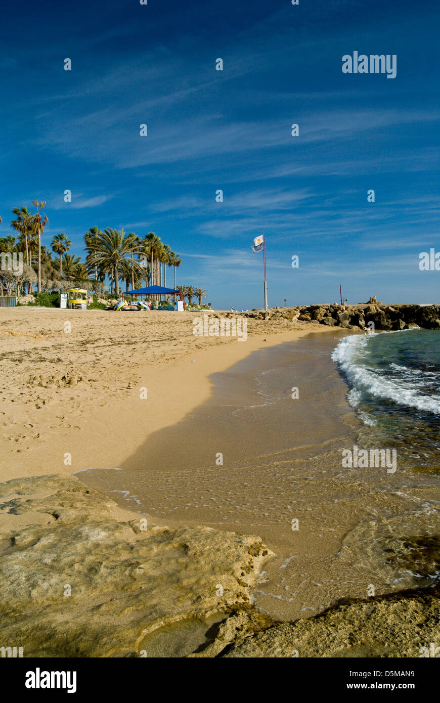 beach paphos cyprus Stock Photo - Alamy