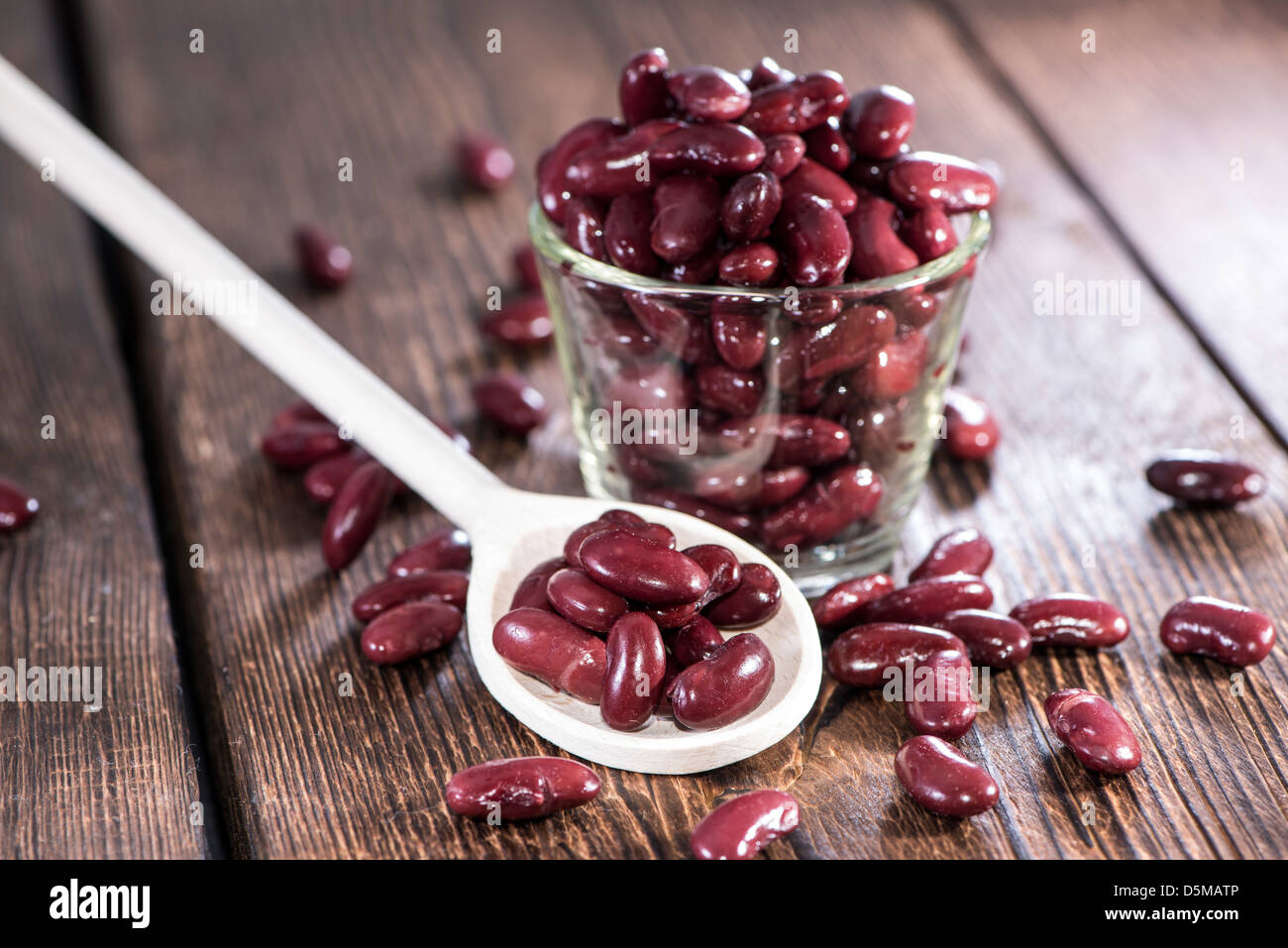 Red preserved Mexican Kidney Beans Stock Photo - Alamy