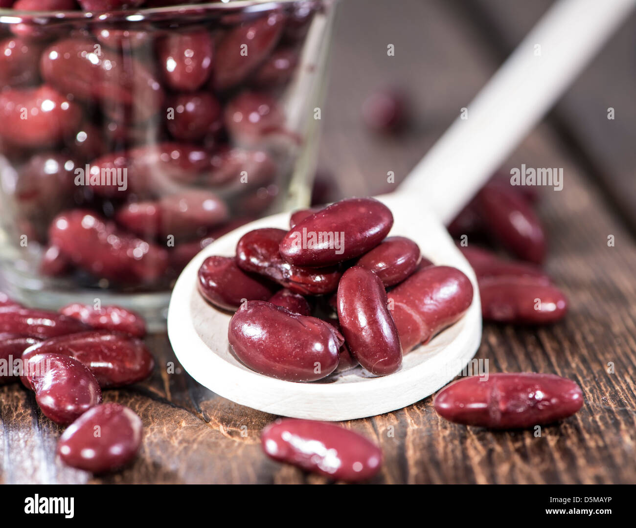Red preserved Mexican Kidney Beans Stock Photo - Alamy