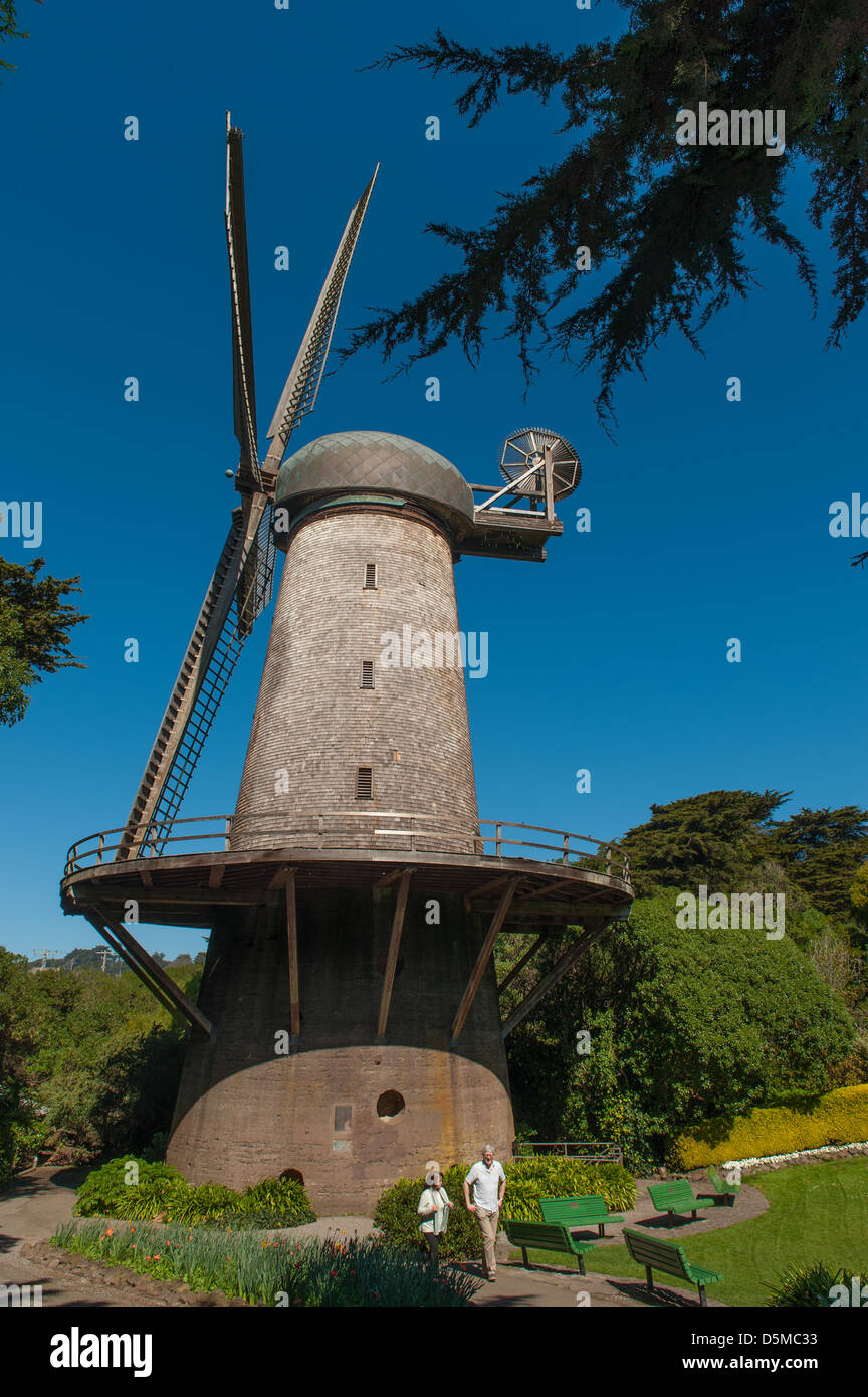 Dutch windmill, Golden Gate Park, San Francisco Stock Photo - Alamy