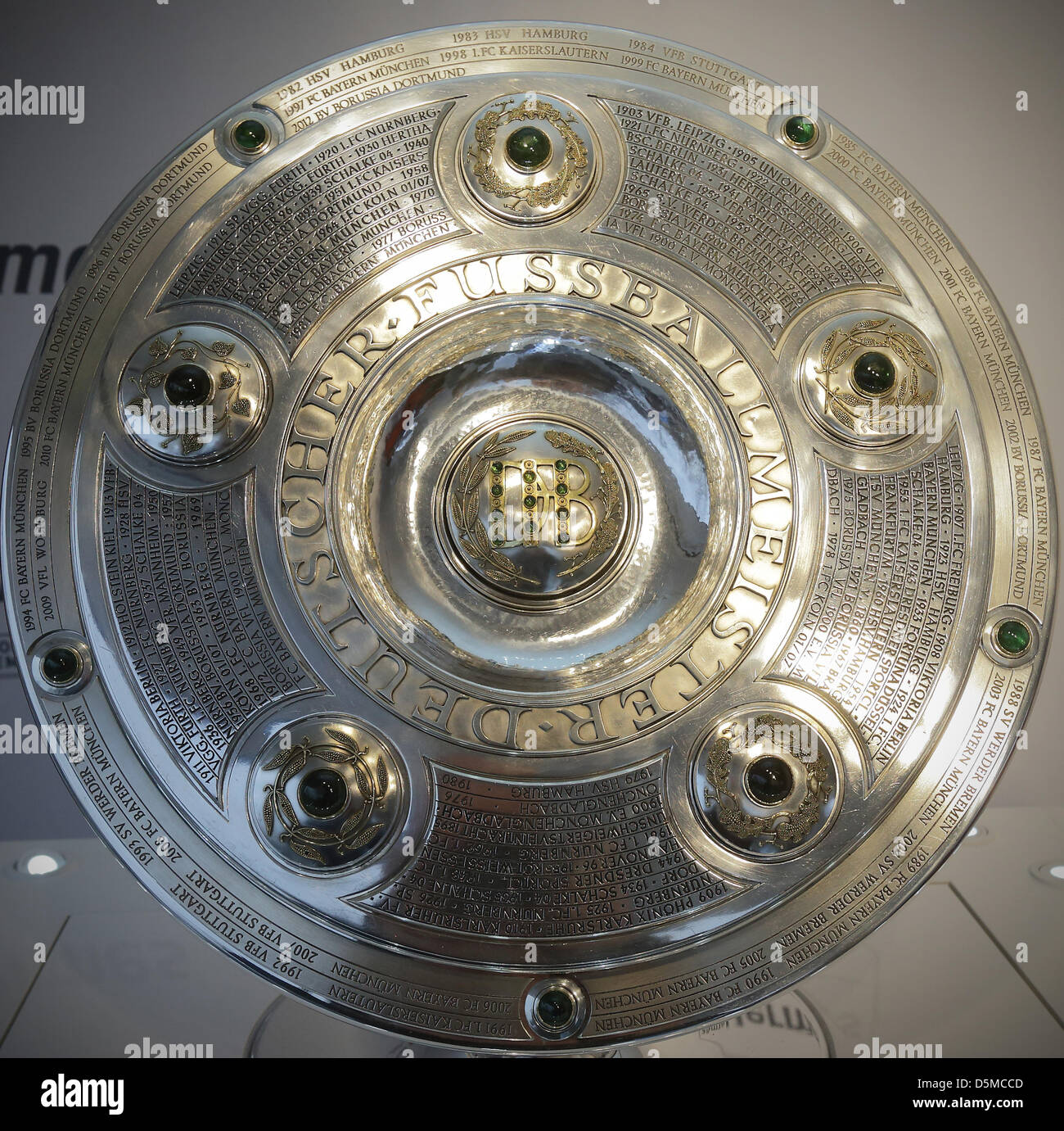 The original DFB championship shield is on display at the clubhouse of ...