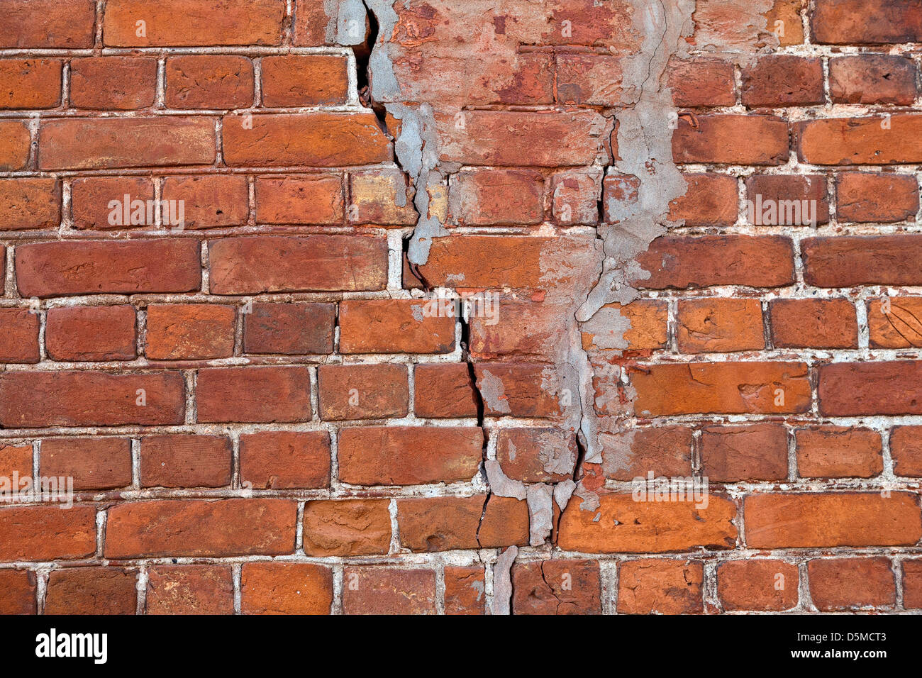 Old weathered red brick wall as background Stock Photo - Alamy