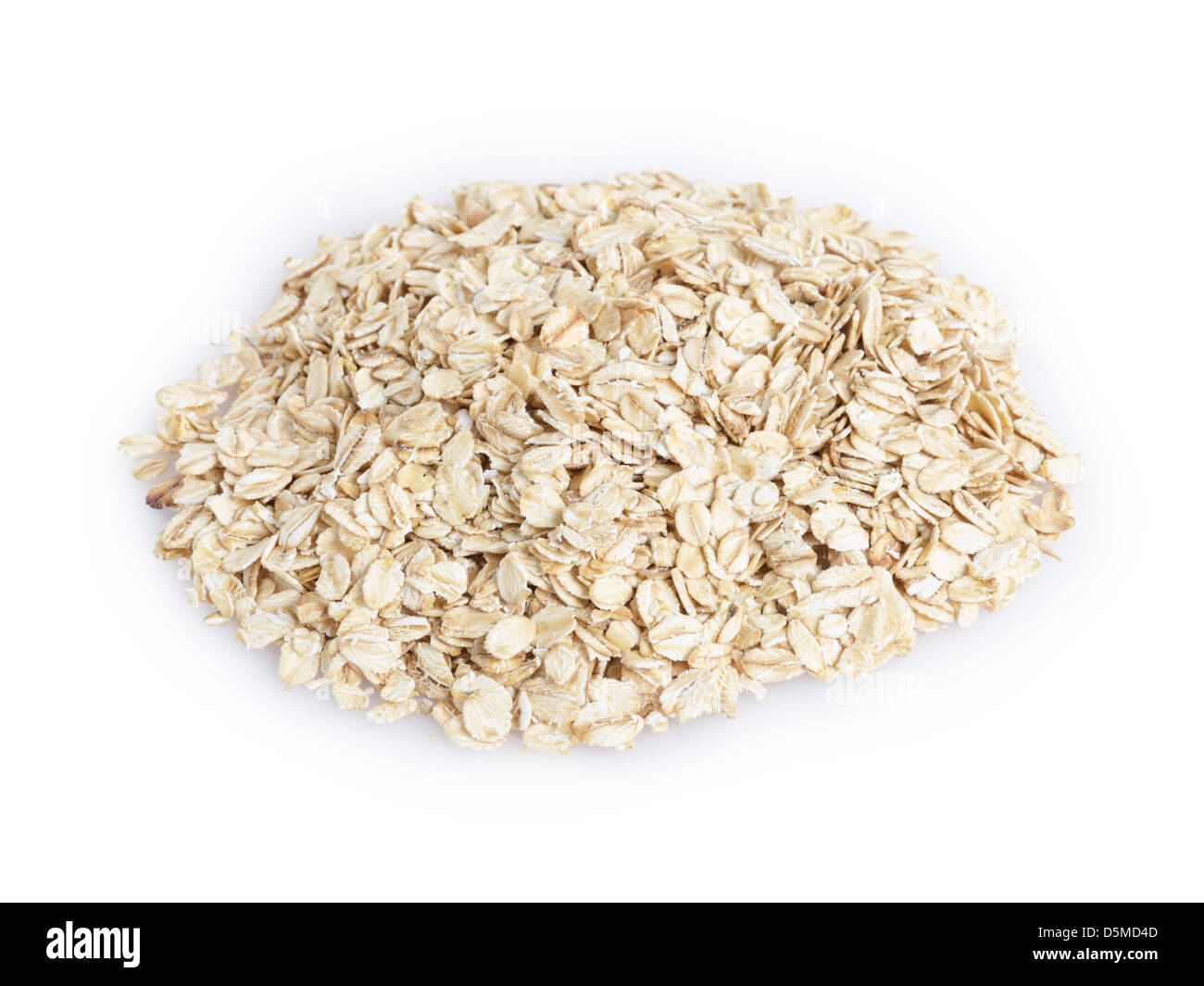 heap of oat flakes, isolated on white background Stock Photo - Alamy