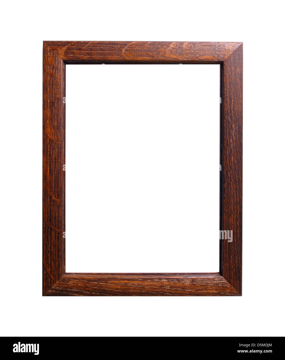 Empty wooden frame with white copy space Stock Photo - Alamy