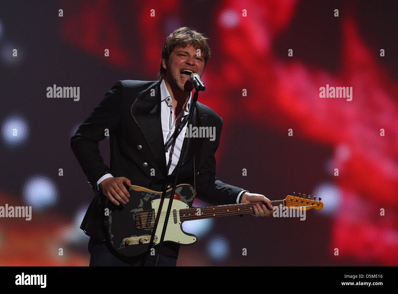 Eurovision Song Contest RehearsalsContestants of Macedonia performing ...