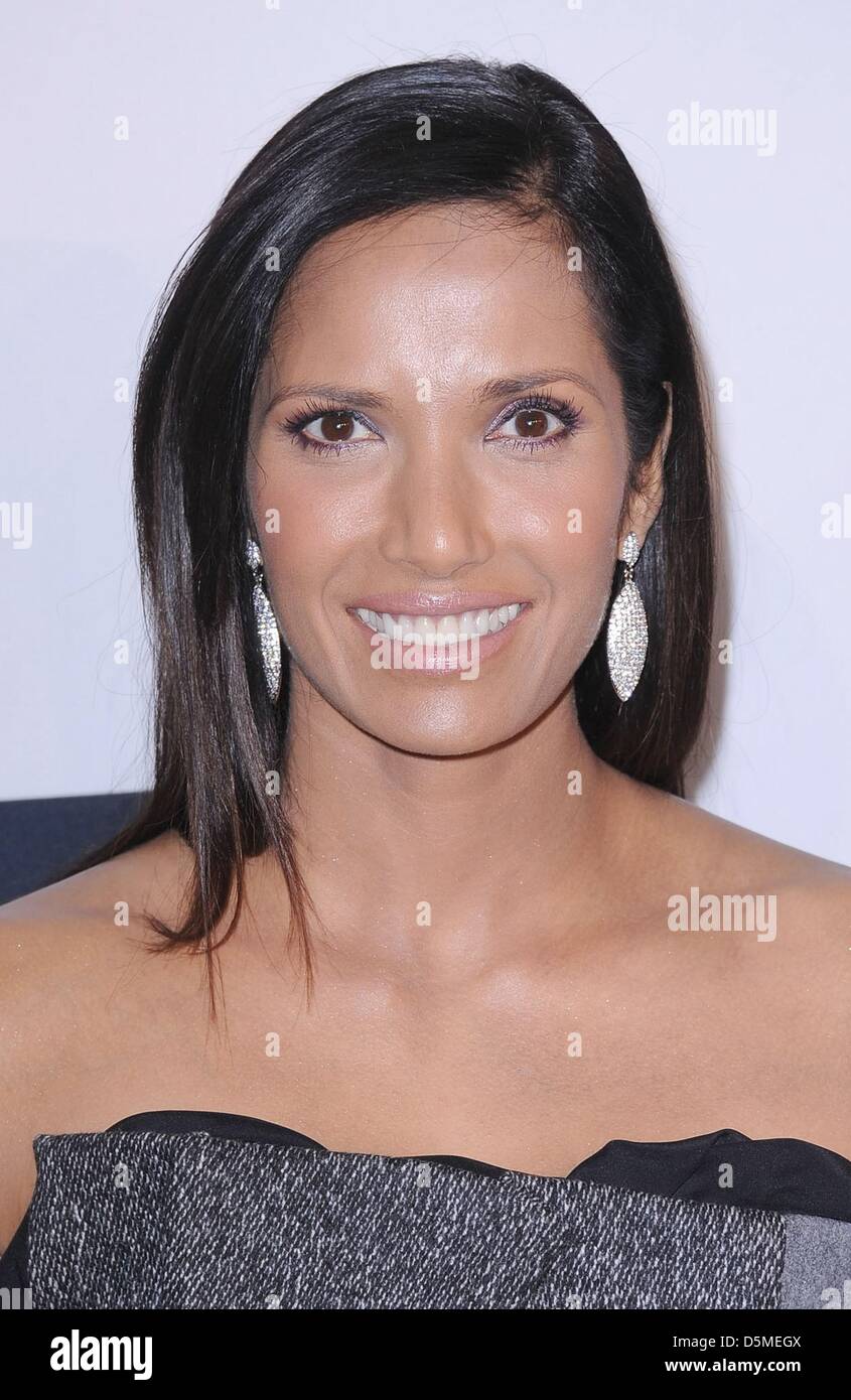 New York, USA. 3rd April 2013. Padma Lakshmi at arrivals for Upfront by ...