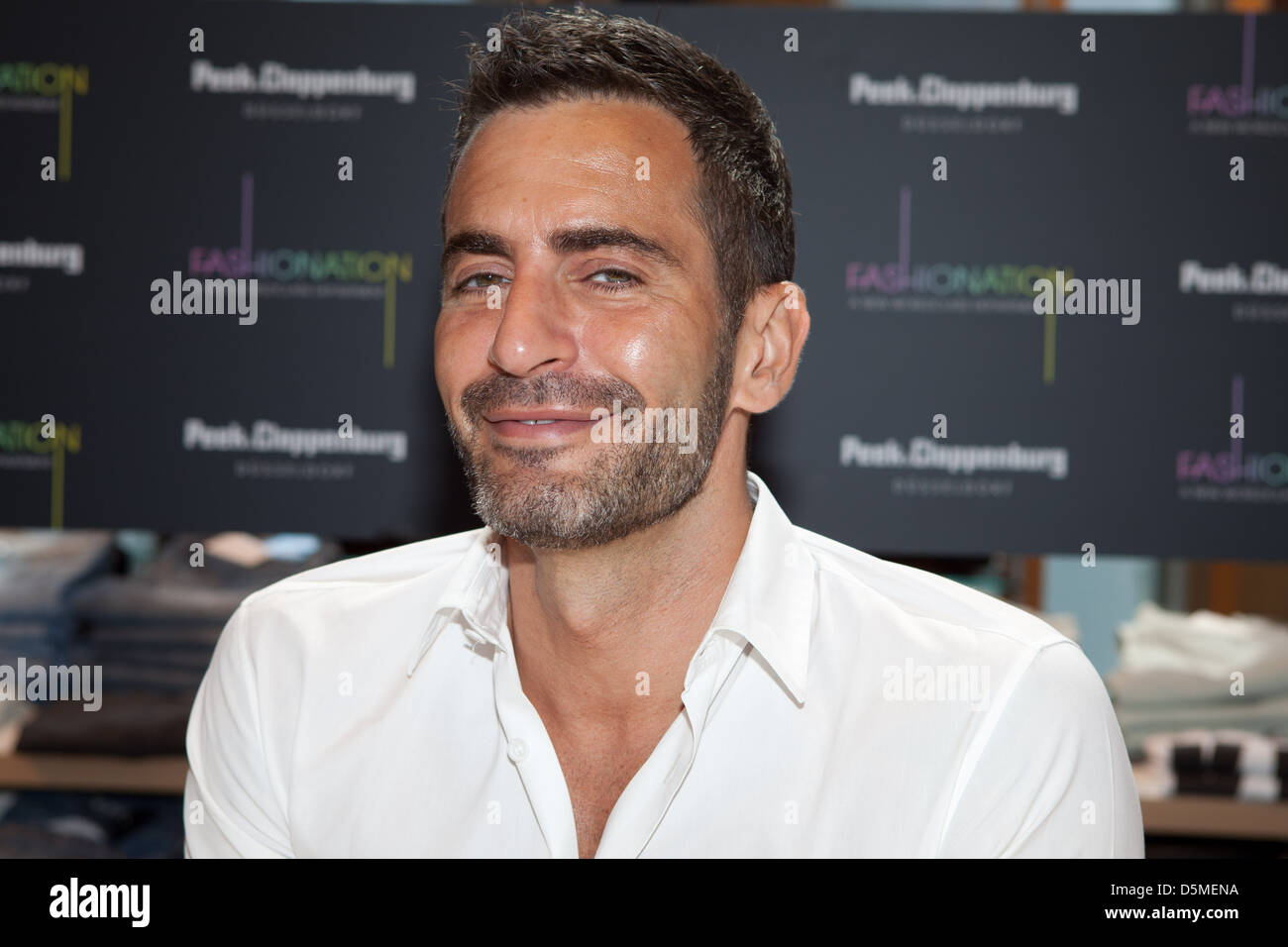 Marc Jacobs signing autographs at P&C at Welstadthaus during Mercedes ...