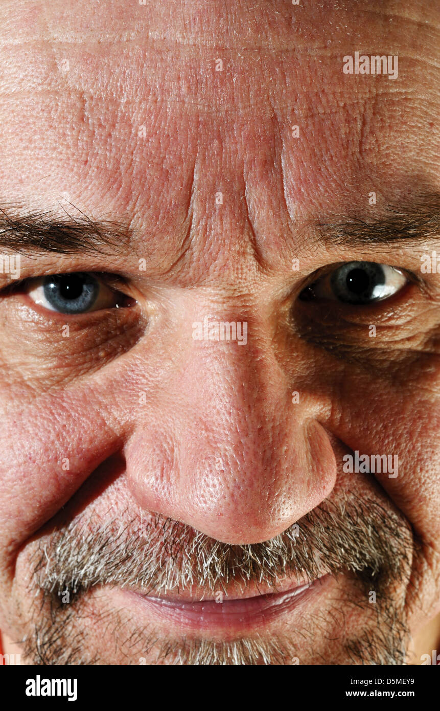 Senior man gray hair beard hi-res stock photography and images - Alamy