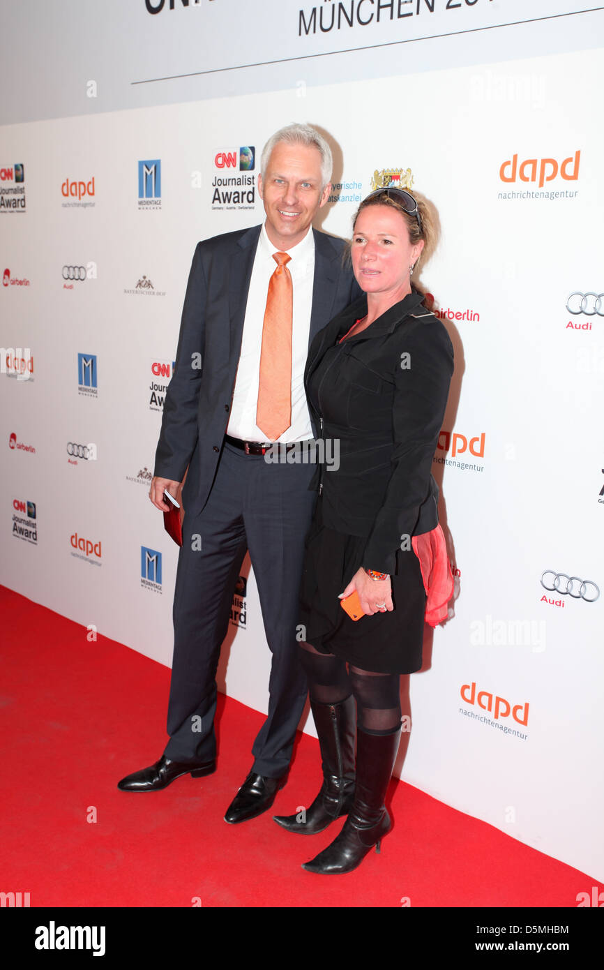 Christof Lang and Guest at CNN Journalist of the year award at GOP ...