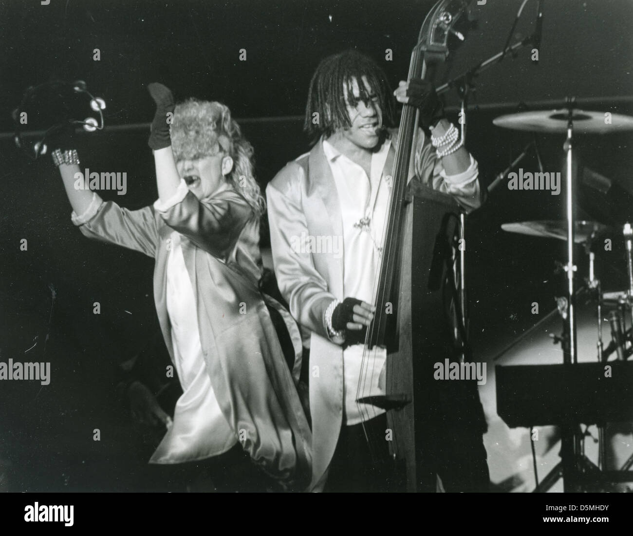 THOMSON TWINS UK pop group with Alannah Currie and Joe Leeway about ...