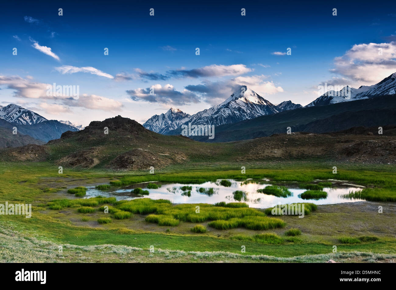 himalayas lake in summer time Stock Photo - Alamy