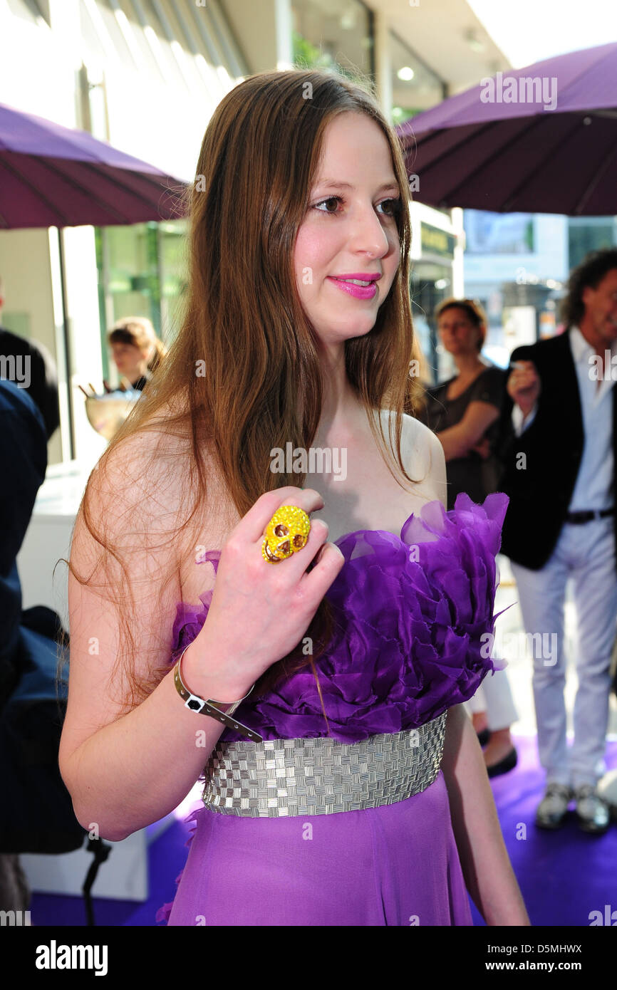 Sandra von Ruffin at the Rohmir store opening during Mercedes-Benz ...