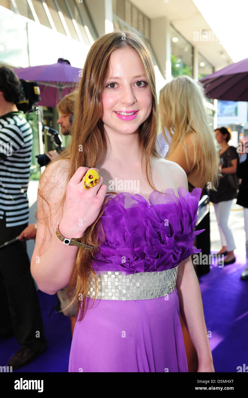 Sandra von Ruffin at the Rohmir store opening during Mercedes-Benz ...