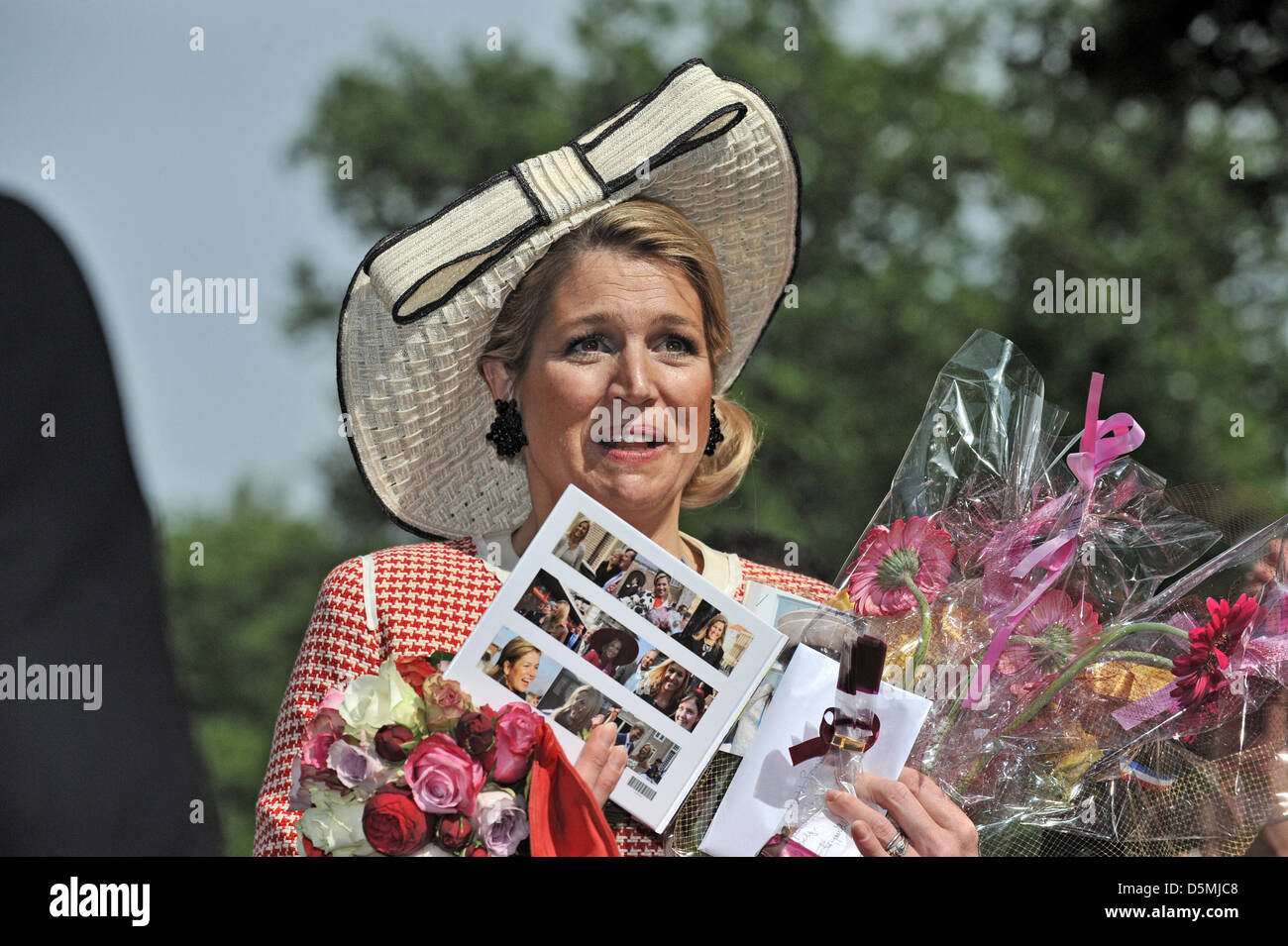 Princess Maxima at the exhibition 'Maxima, 10 years in the Netherlands ...