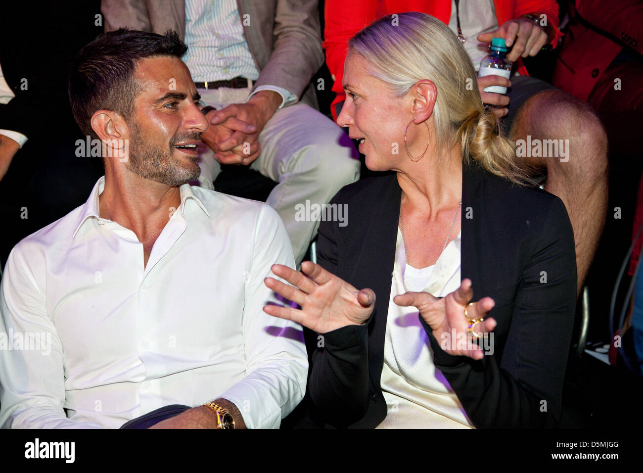 Marc Jacobs and Christiane Arp at Mercedes-Benz Fashion Week Berlin ...