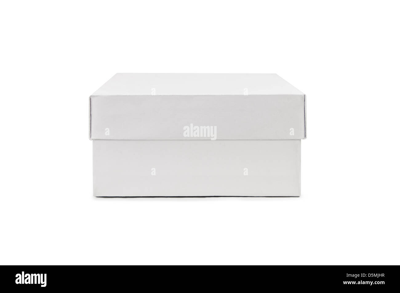 white box isolated on white Stock Photo - Alamy