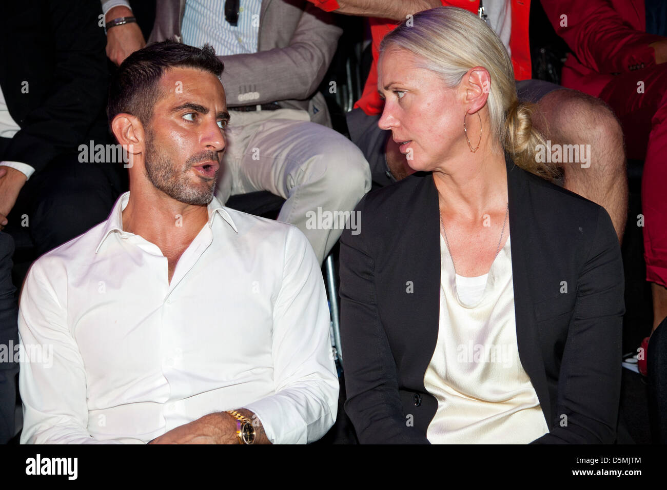 Marc Jacobs and Christiane Arp at Mercedes-Benz Fashion Week Berlin ...