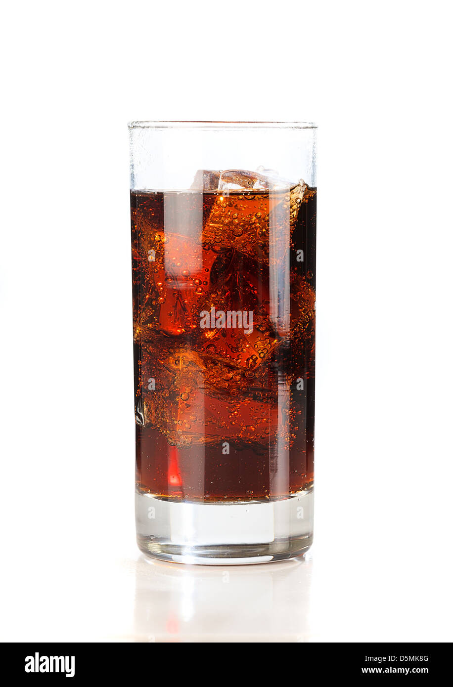 Cold Cola with ice in a sweaty glass Stock Photo - Alamy