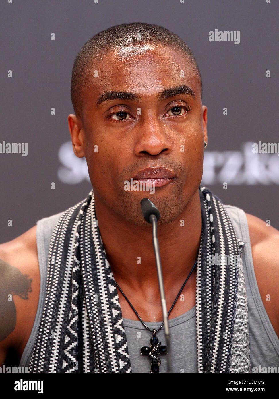 Blue at a press conference for the Eurovision Song Contest (Grand Prix ...