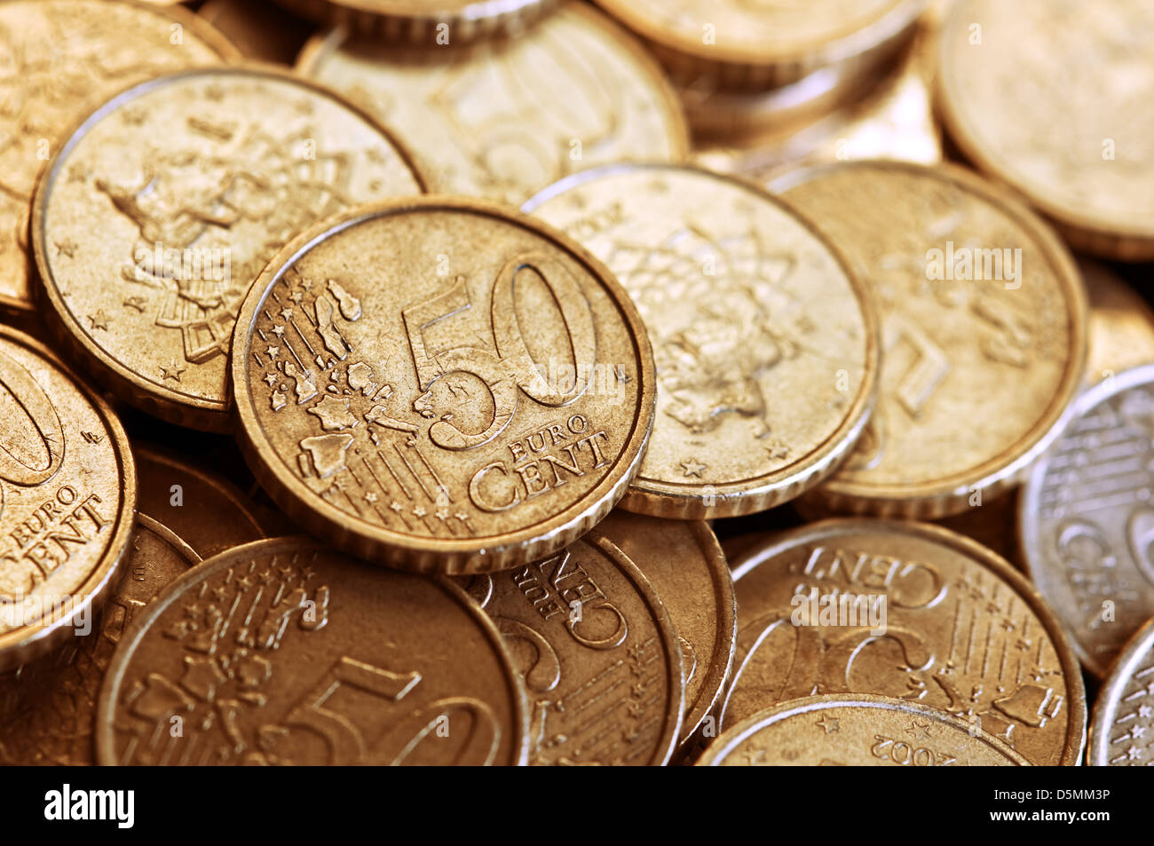 Euro gold coin hi-res stock photography and images - Alamy