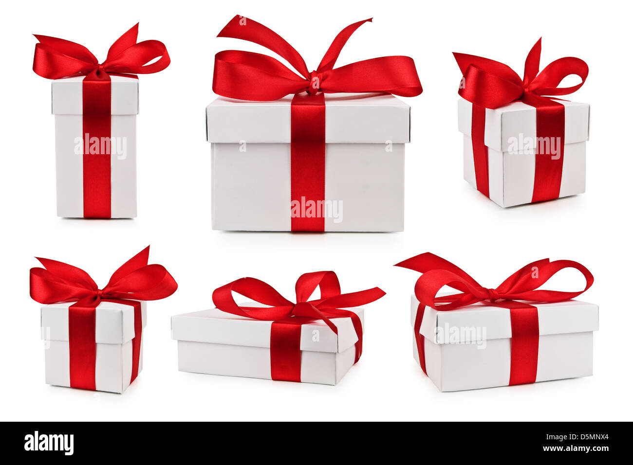 set of gift box isolated Stock Photo - Alamy