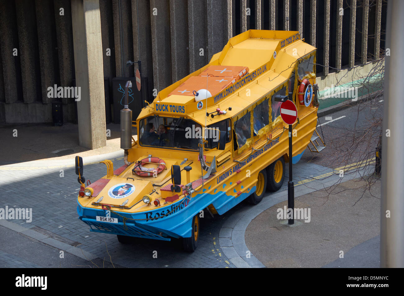 Sightseeing amphibious vehicle (duck boat) in London Stock Photo - Alamy